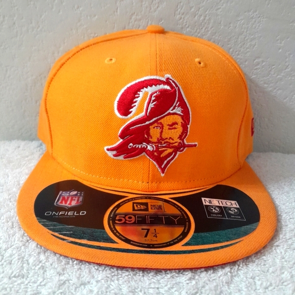 New Era | Accessories | Retro Logo Tampa Bay Bucs Orange Fitted Hat Cap ...